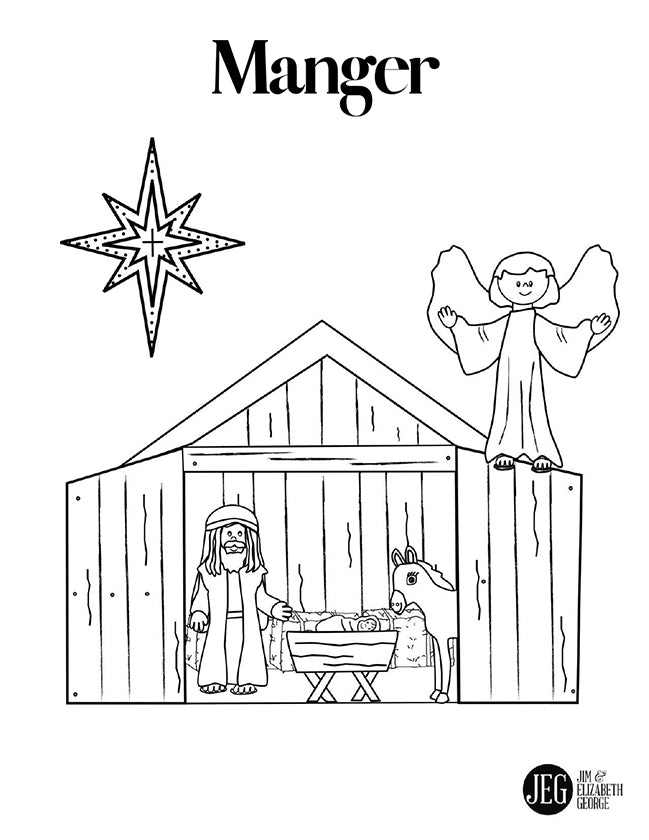 advent coloring pages for children